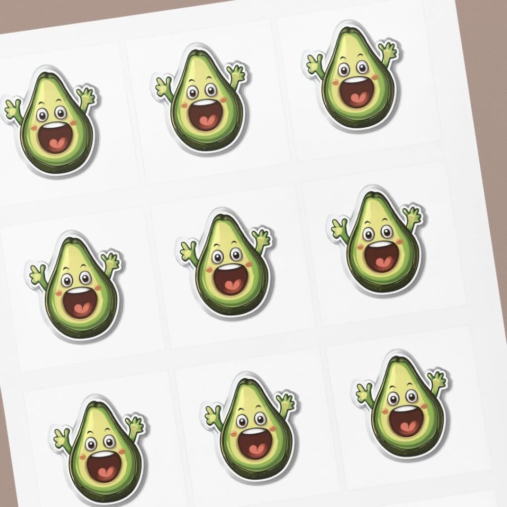 Avocado Stickers – Sharekkna Online