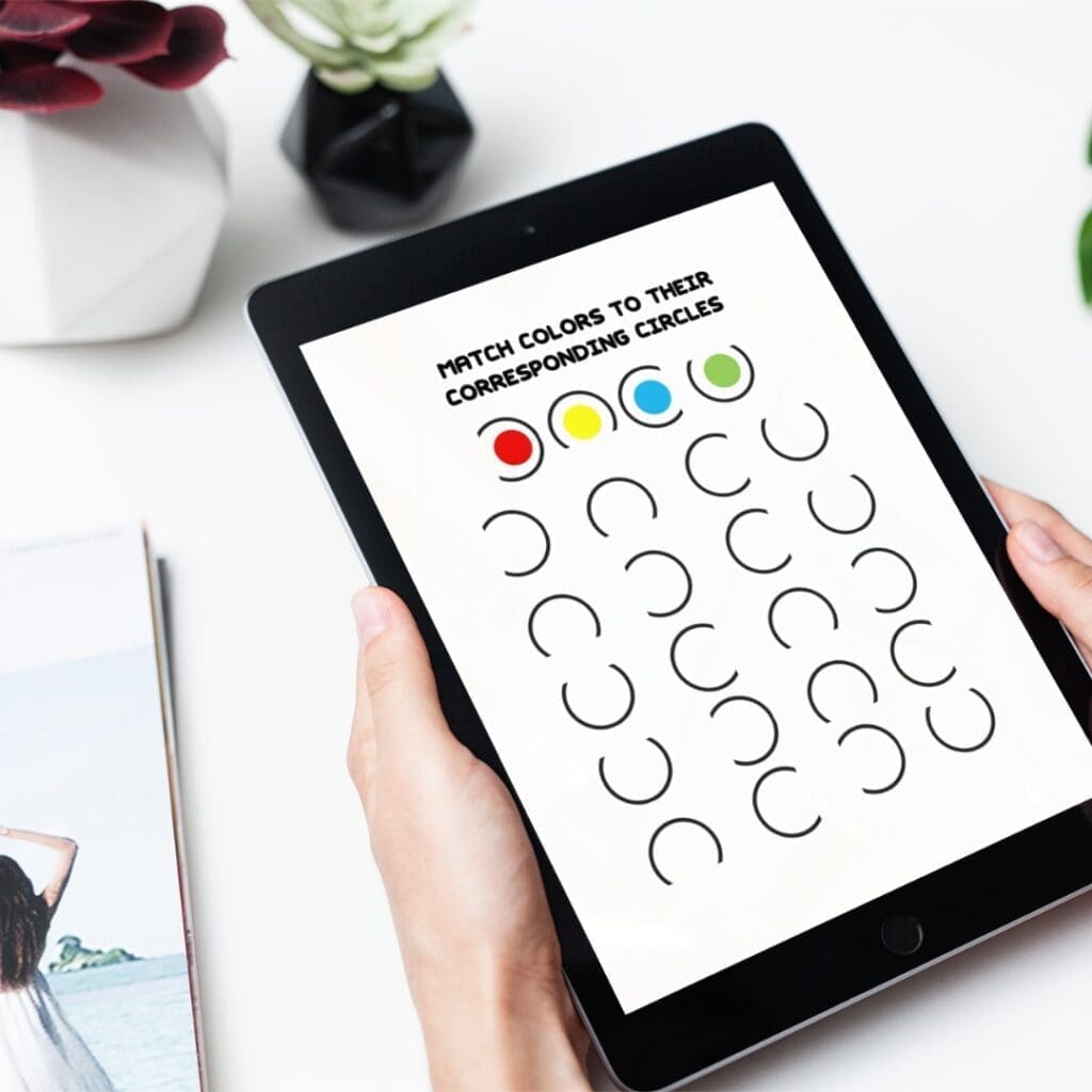 Complete the Color Code Activity Sheet – Sharekkna Online